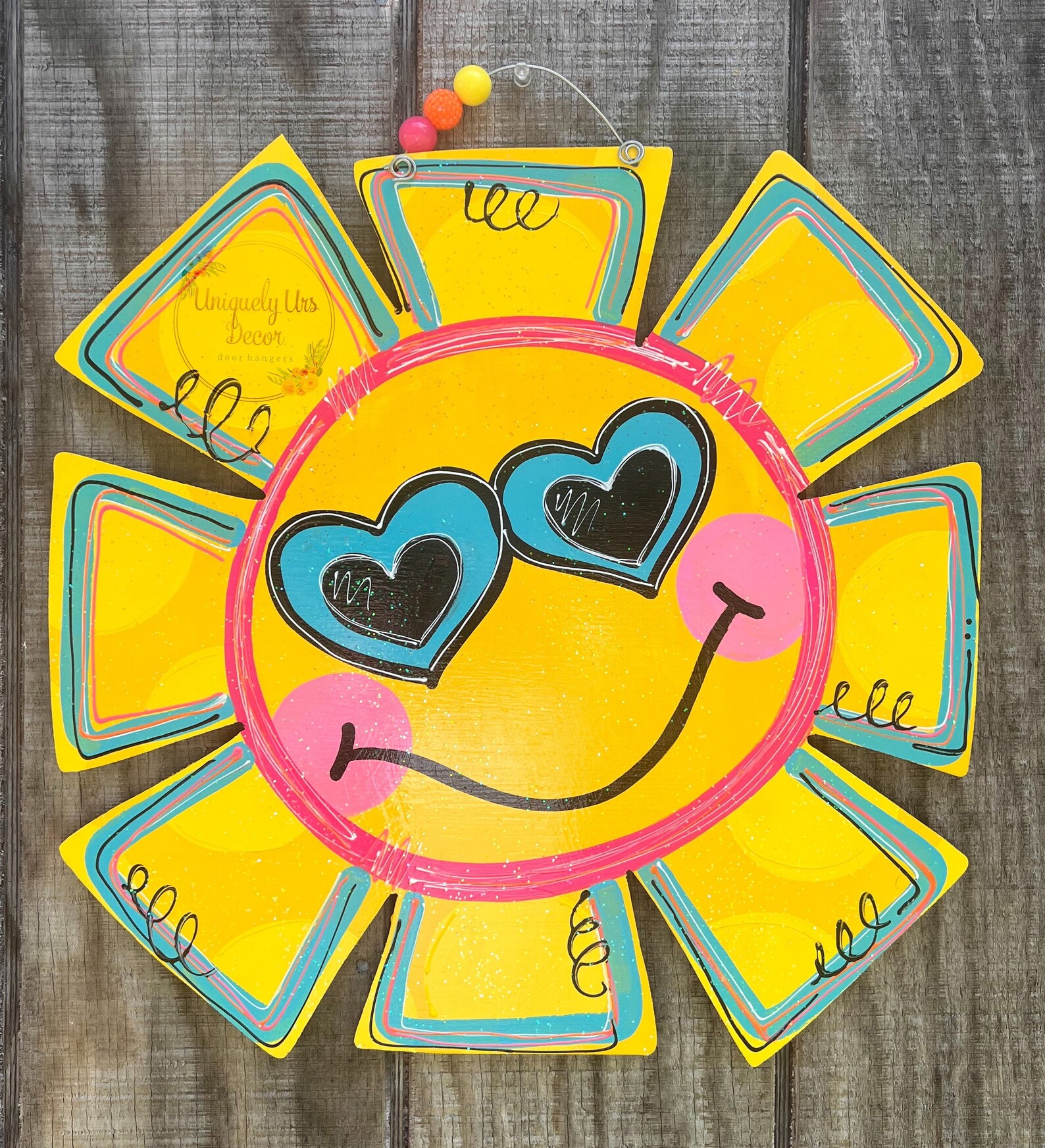 Sun Door Hanger, Summer Door Hanger, Door Hanger - Etsy
