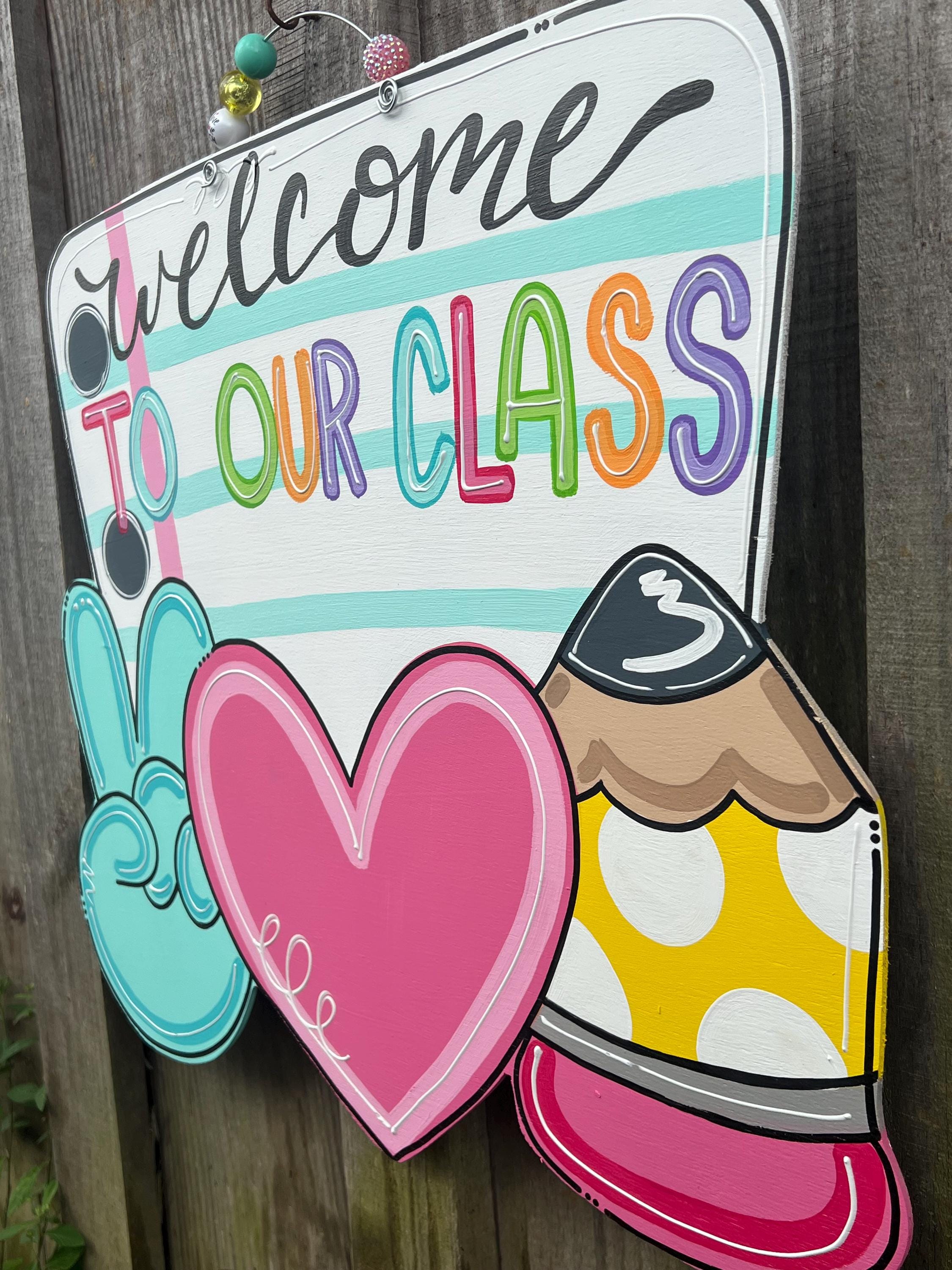Classroom Door Hanger, Teacher Door Hanger, Door Hanger - Etsy