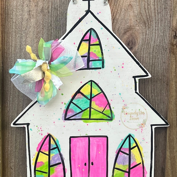 Easter Door Hanger Template - Etsy