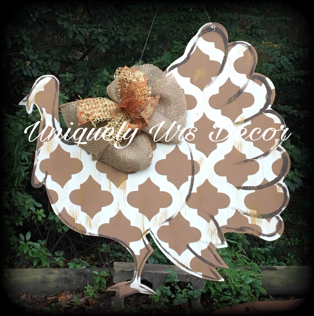Turkey Door Hanger, Thanksgiving Door Hanger, Door Hanger - Etsy
