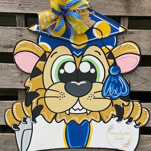 Graduation Tiger Door Hanger, Tiger Door Hanger, Door Hanger ...