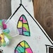 White Church Door Hanger, Easter Door Hanger, Door Hanger - Etsy