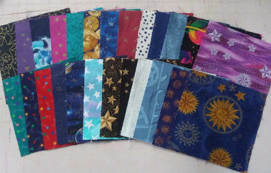 Vintage Celestial Charm Squares 5 Inch Quilting - Etsy