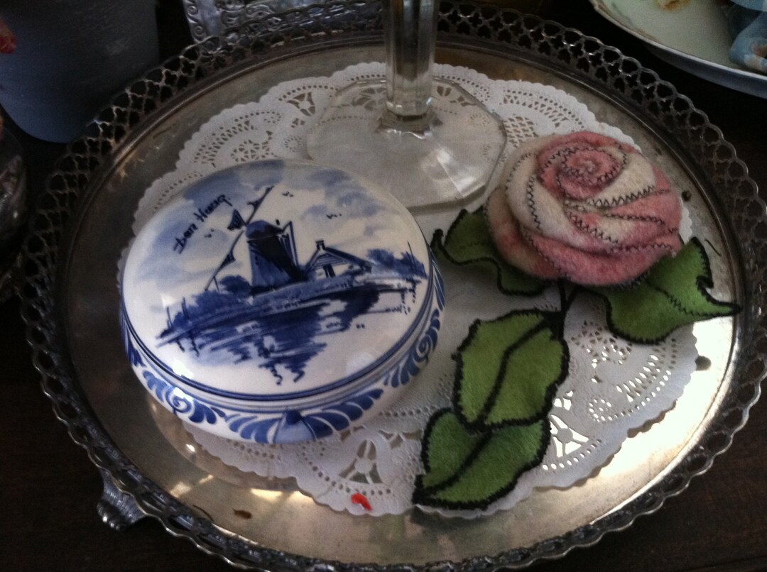 Delftware Dish Old Country Vintage Blue and White Vanity Dish - Etsy
