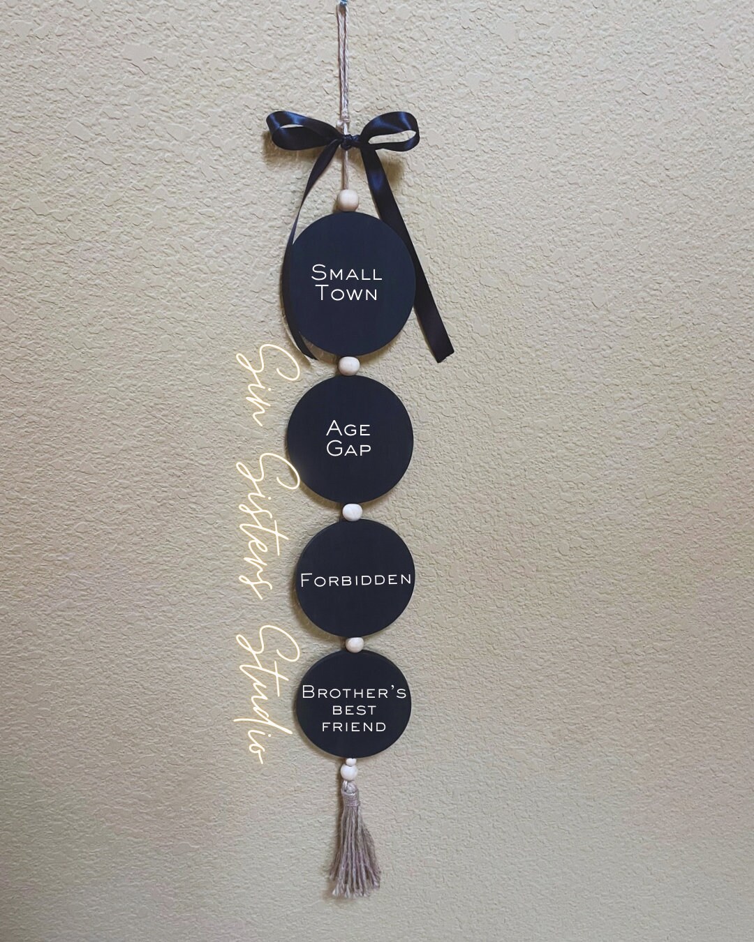 Custom Romance Book Tropes Sign Decor, Pick Your Tropes and Color ...
