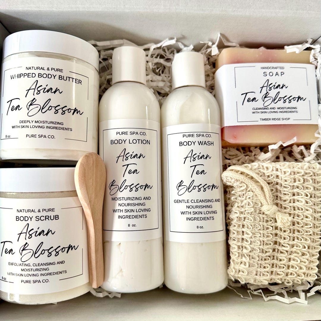 Handcrafted Spa Gift Box: Natural Body Care Set - Etsy