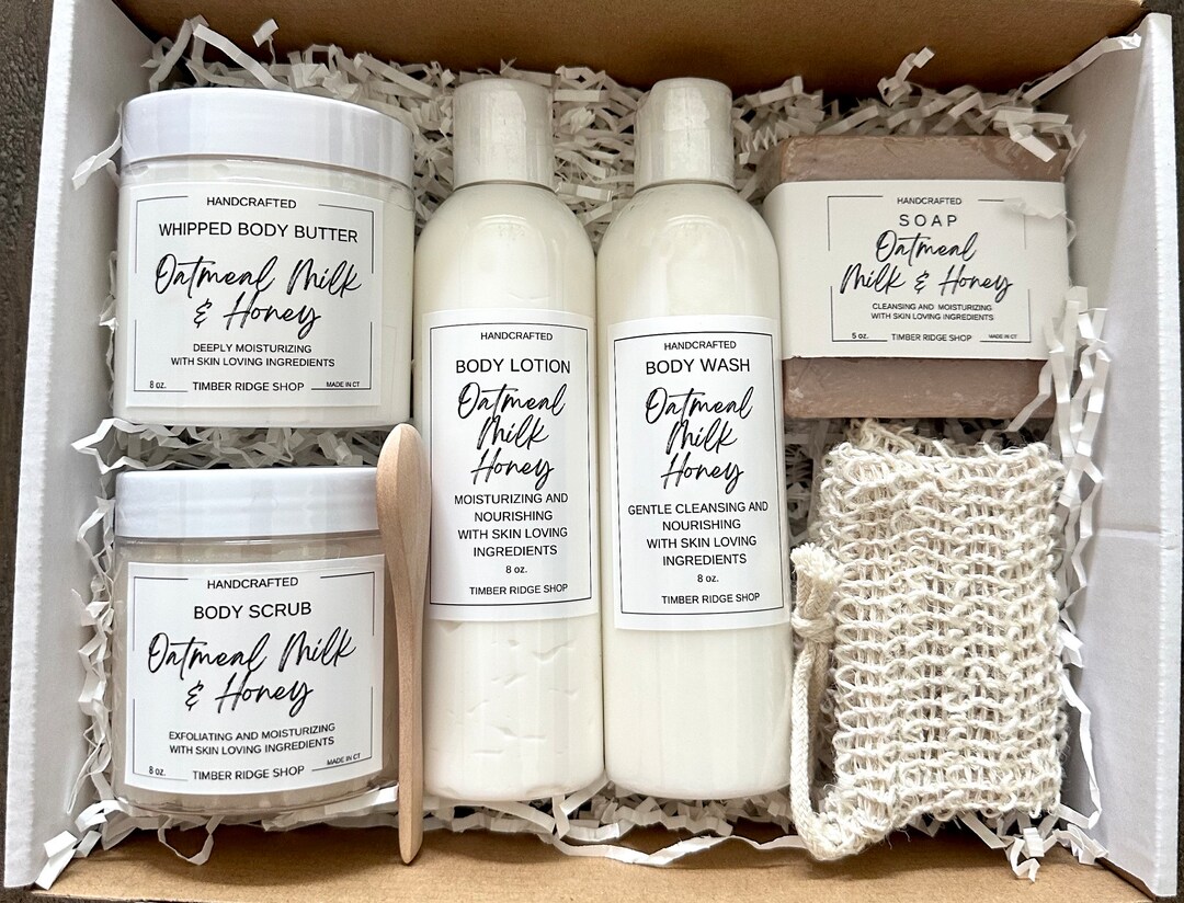 Spa Gift Box, Body Care Gift Box, Natural Body Care Gift Set ...