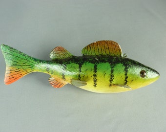 Folk art fish | Etsy