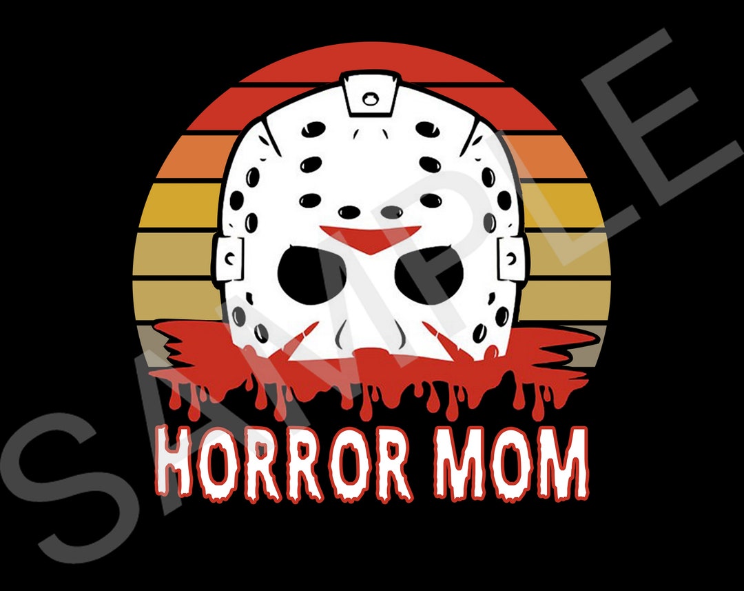 Horror Killer Mother Mom Jason Voorhees Png, Friday 13th Happy Mothers ...