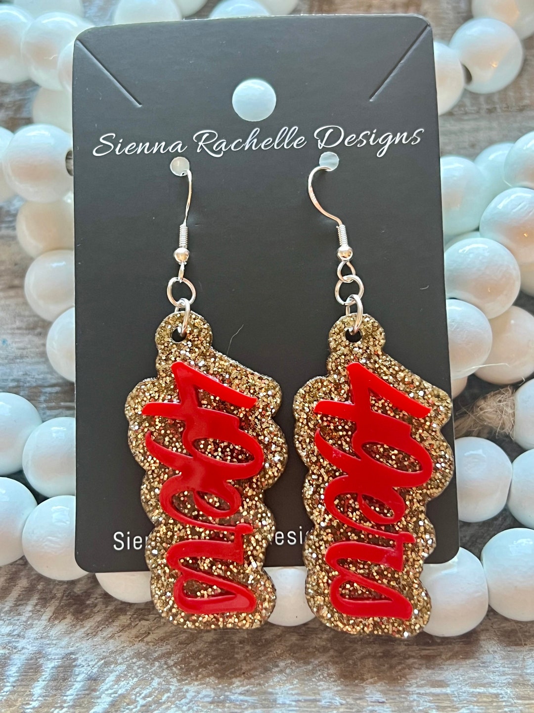 Sanfrancisco 49ers Earrings Football Earrings NFL Team - Etsy