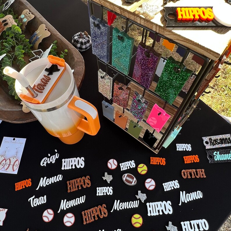 Tumbler Topper Softball or Baseball Stanley Topper - Etsy