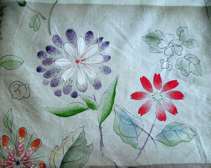 Clarence House Fabric Kazumi Design Papiers Japonais Floral Block Hand ...