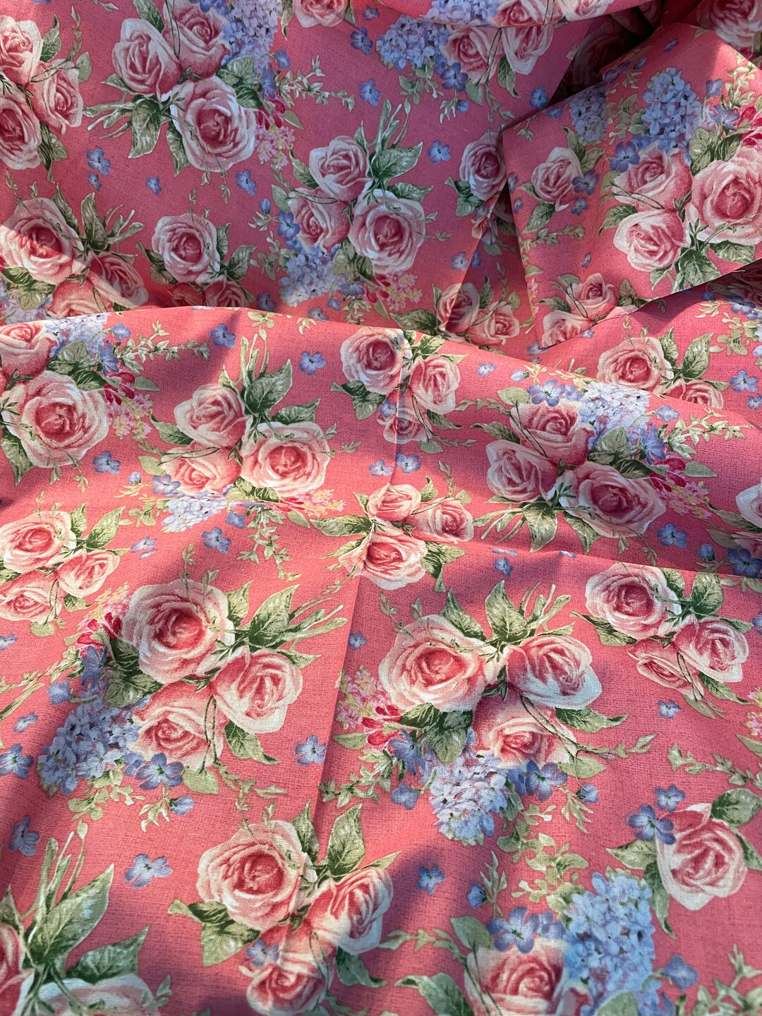 Floral Fabric Susan Wheeler for David Textiles Screen Print 17 Screens ...