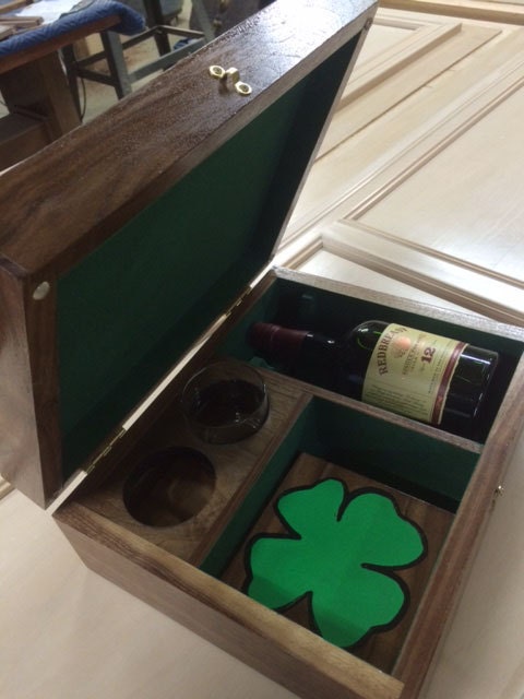Irish Themed Liquor/glass/coaster Gift Box - Etsy