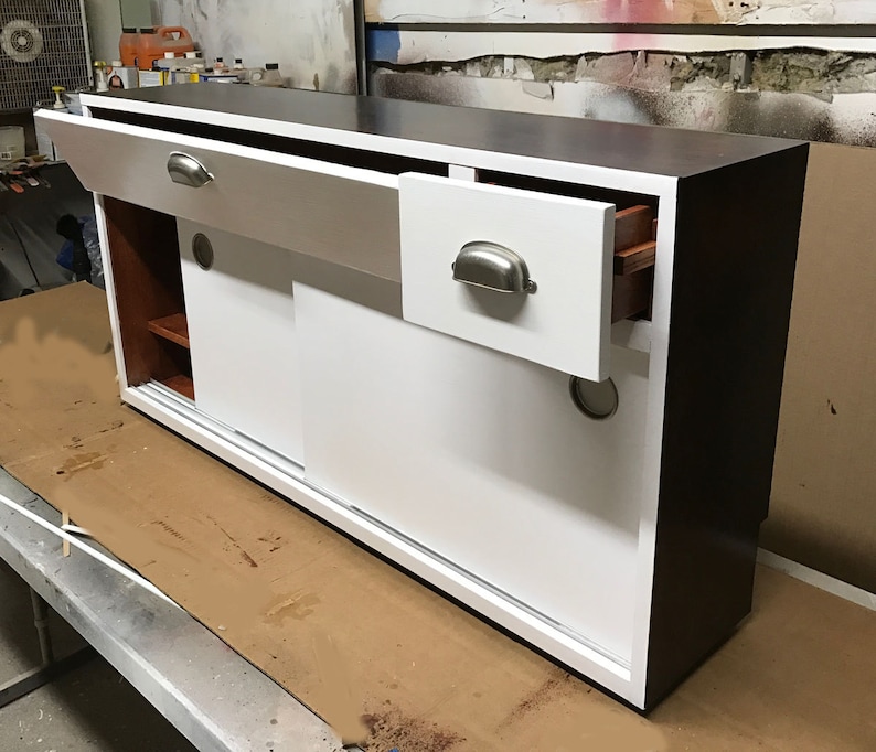 Custom Cabinet for Small Inset in Home Office - Etsy