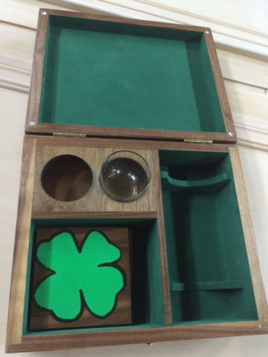 Irish Themed Liquor/glass/coaster Gift Box - Etsy