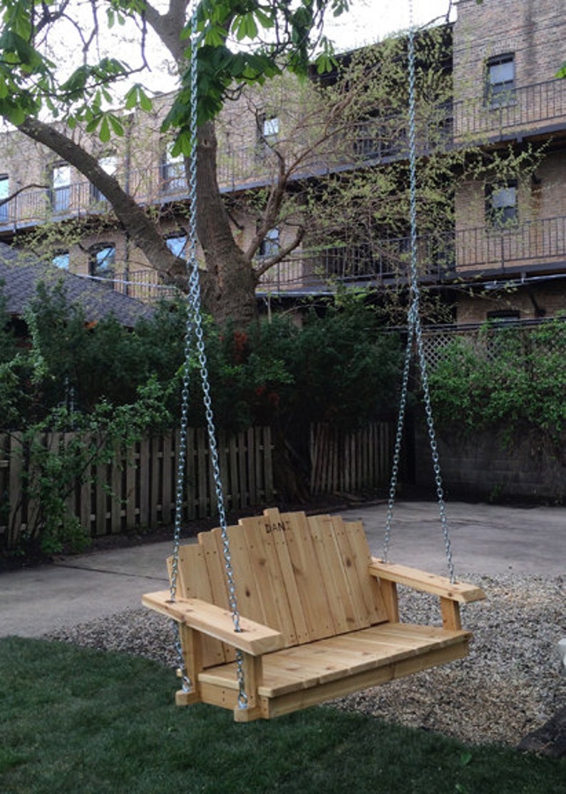 Wooden Tree Swing | Etsy