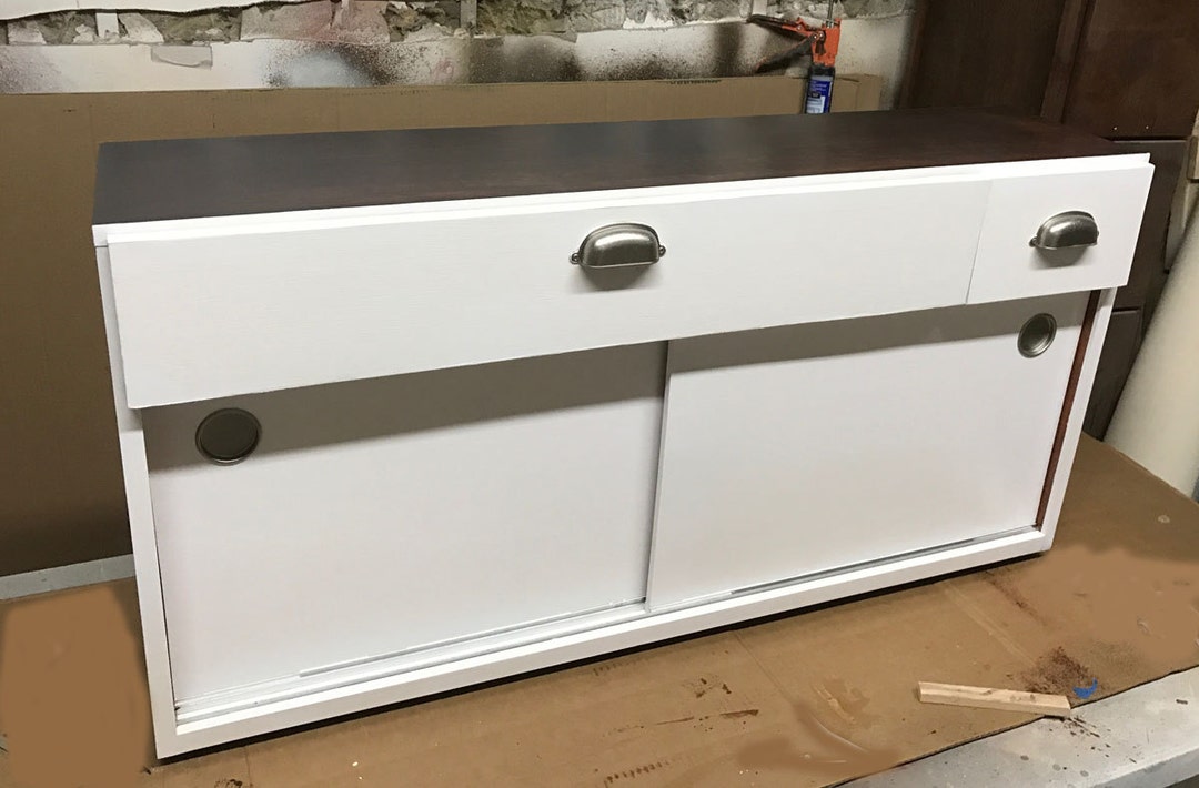 Custom Cabinet for Small Inset in Home Office - Etsy