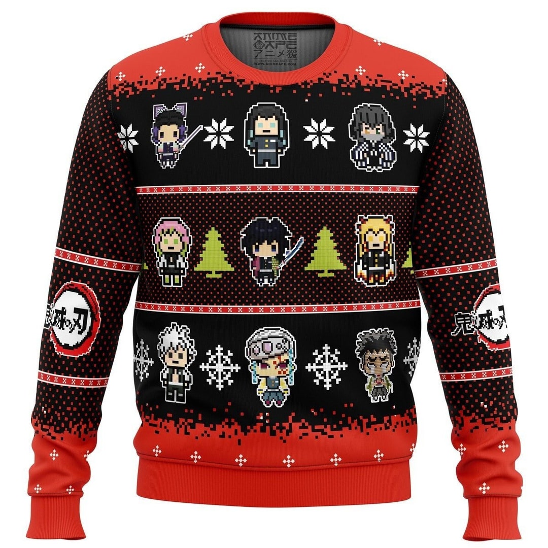 Hashira Demon Slayer Ugly Christmas Sweater Christmas Gift - Etsy