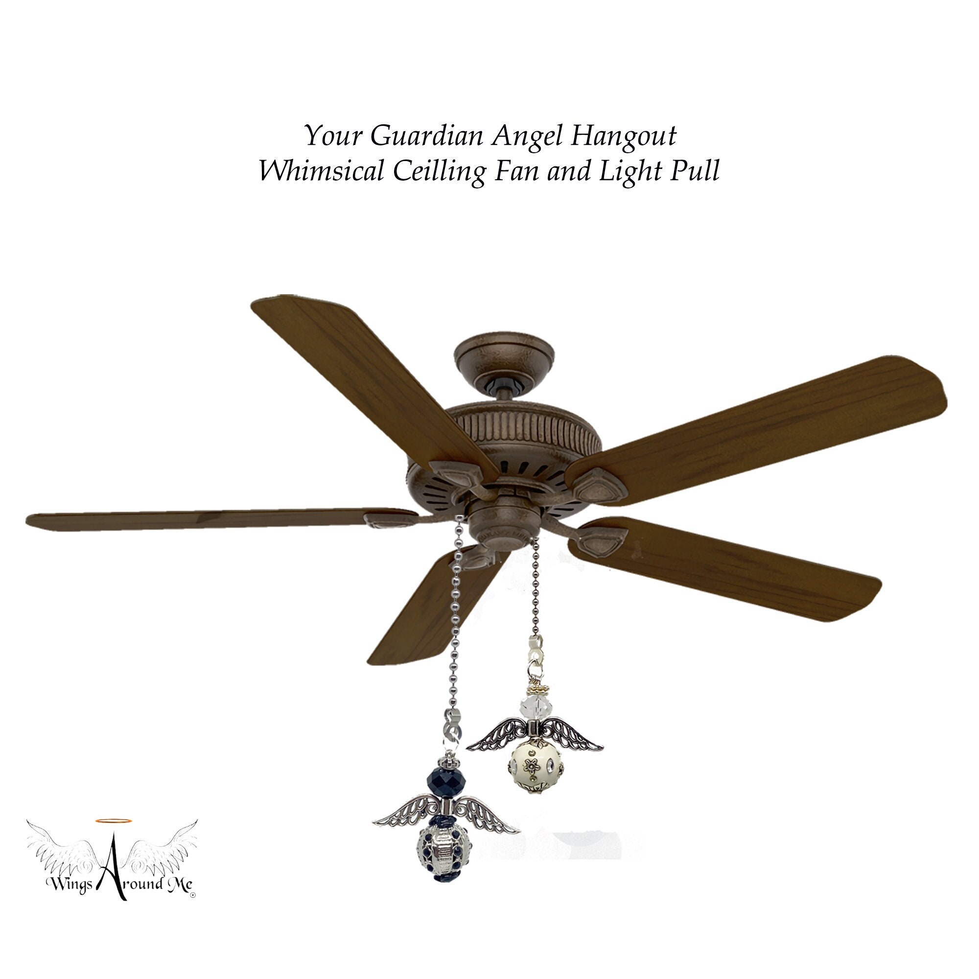 Guardian Angel Ceiling Fan and Light Pull Chains - Etsy