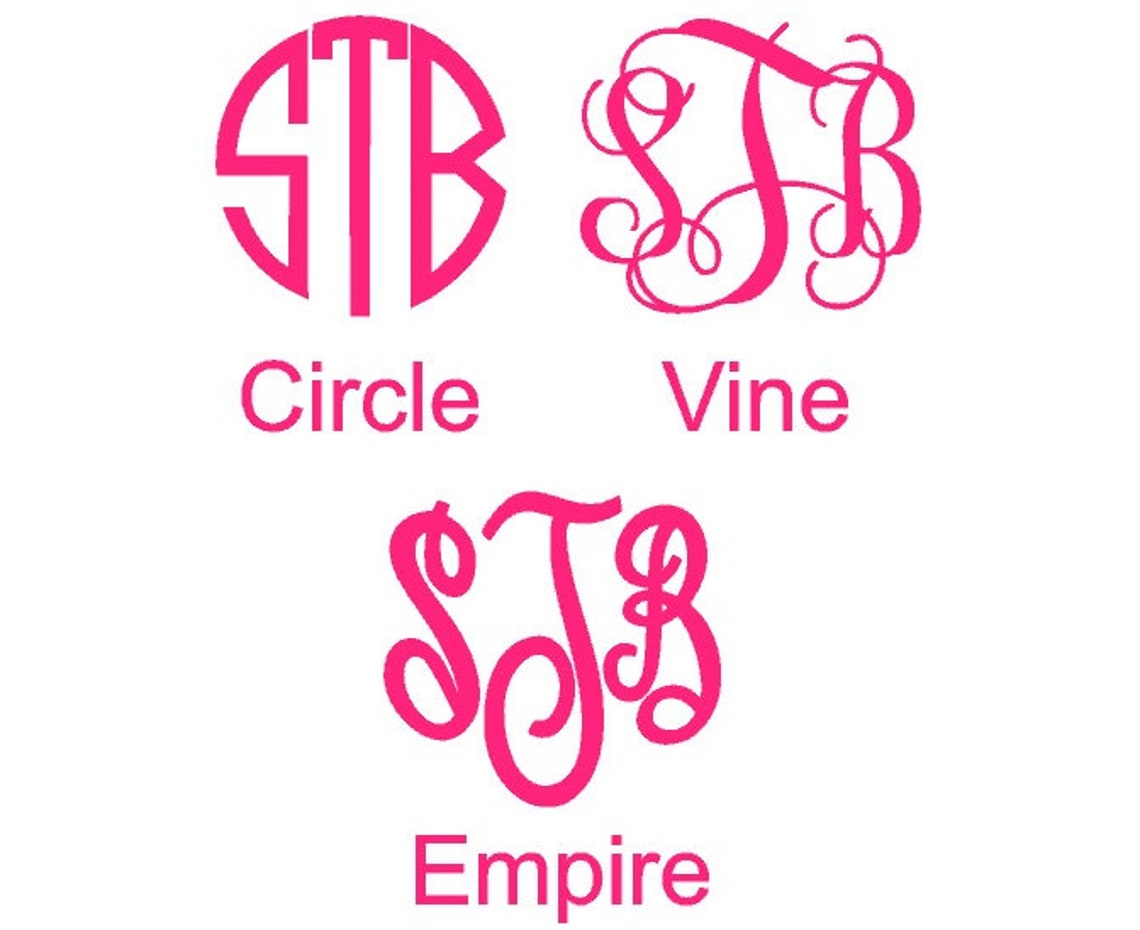 Large Monogram Shirt Large Monogram Large Monogram TShirt | Etsy