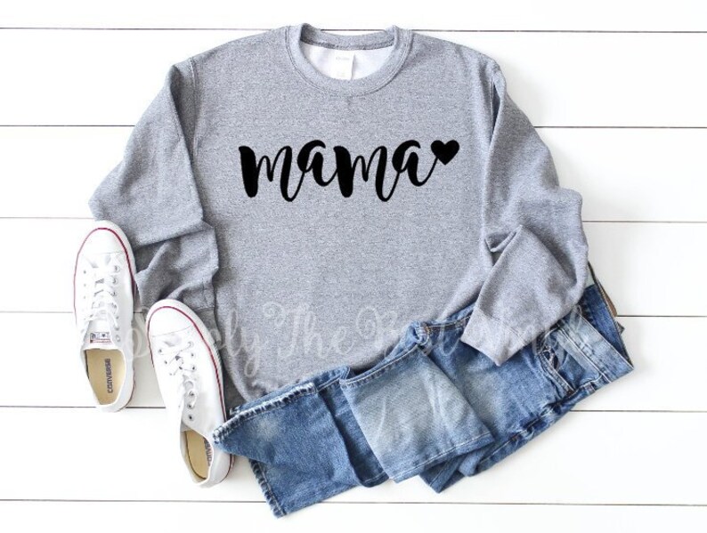 Mama Sweatshirt Mama Sweater Mom Sweatshirt Mom Sweater Etsy