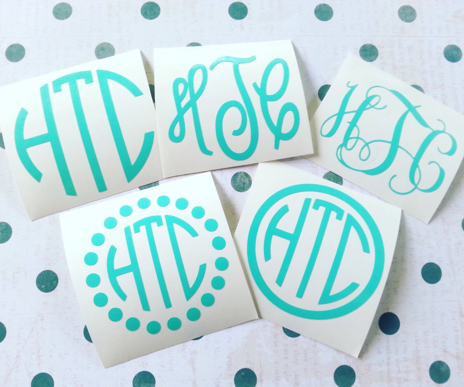 SALE Monogram Sale Monogram Decal IPAD Decal Bottle | Etsy