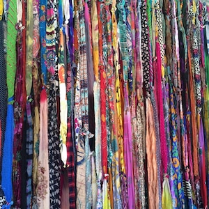 Bohemian, Gypsy Rag Curtains! Outside United States Shipping Available ...