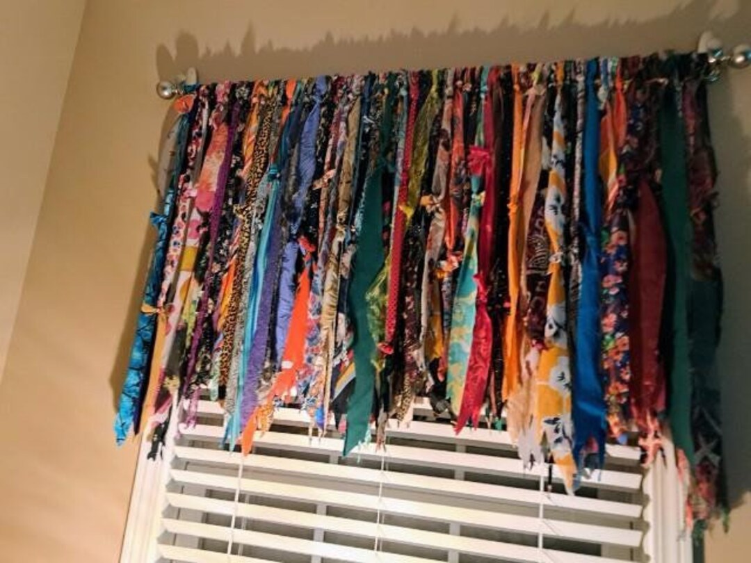Gypsy Rag Curtains/valance - Etsy