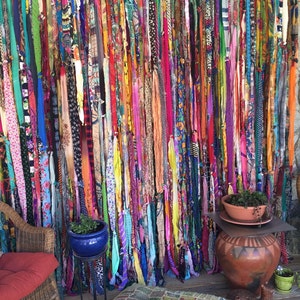 Bohemian, Gypsy Rag Curtains! Outside United States Shipping Available ...