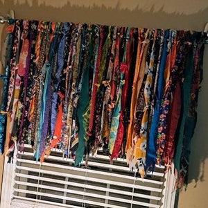 Gypsy Rag Curtains/valance - Etsy