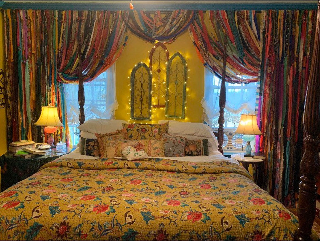 Gypsy Hippie Rag Curtains - Etsy