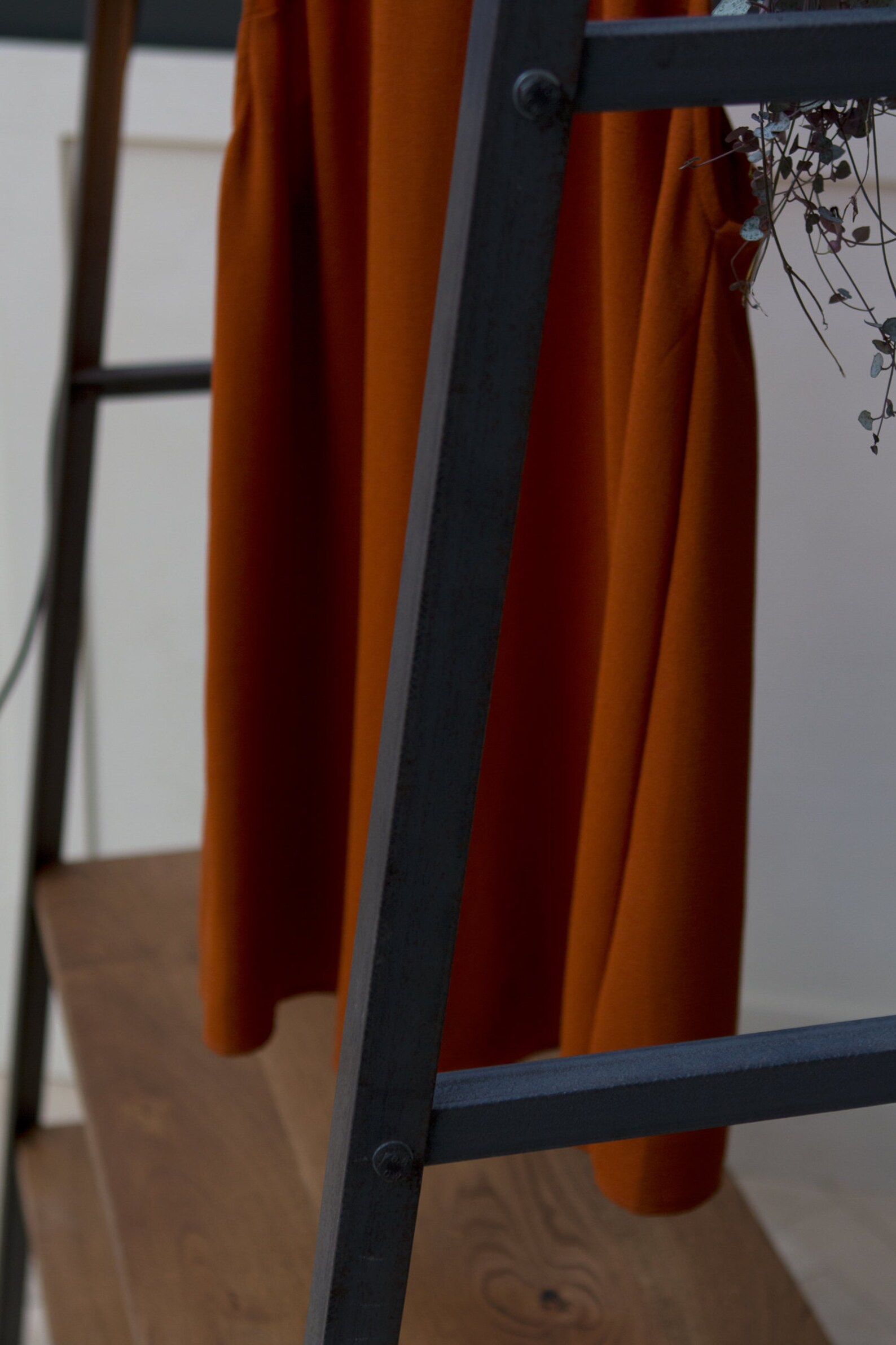 Konk 'simple' Oak Clothes Rail metal Bespoke | Etsy