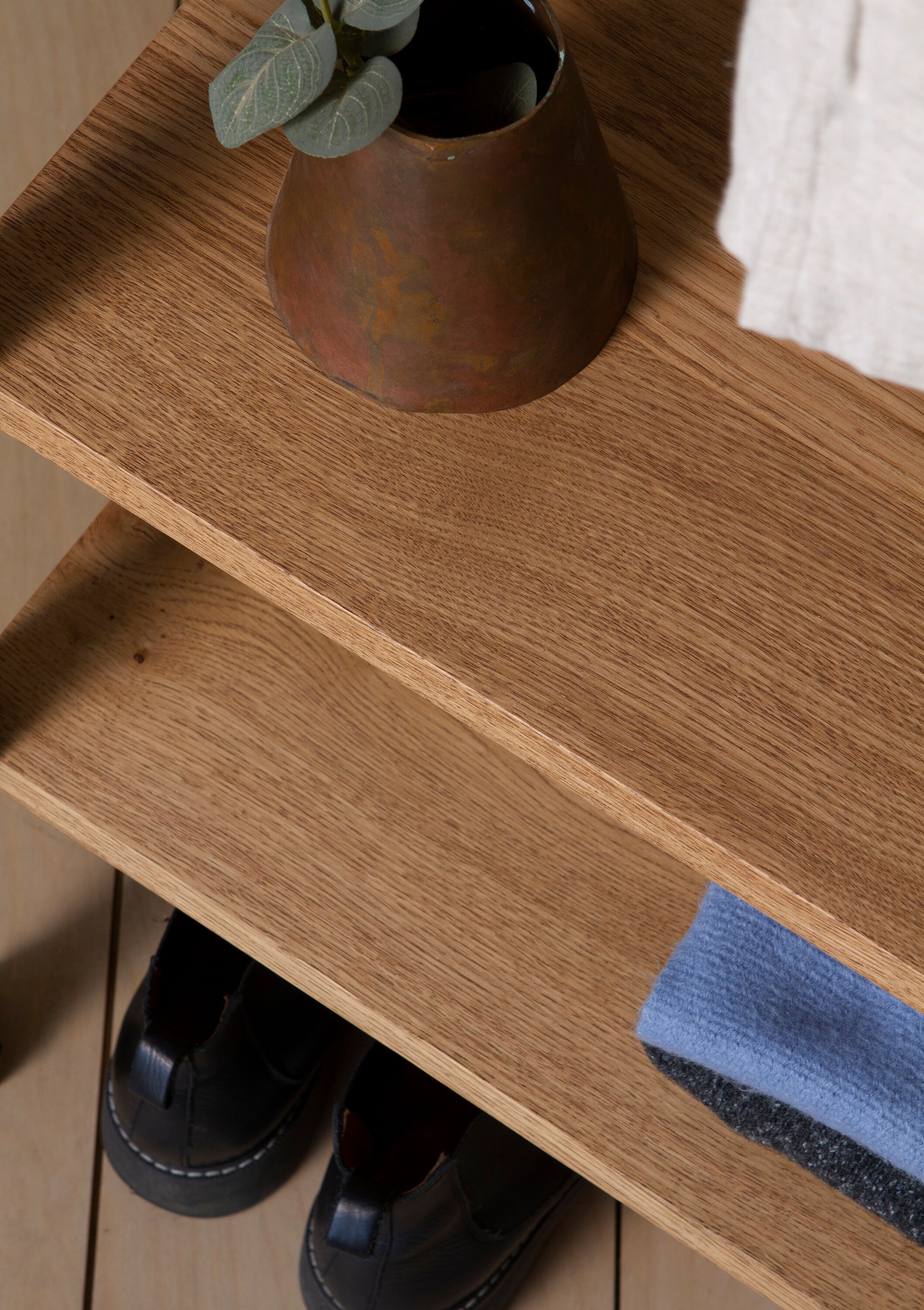 Konk 'simple' Oak Clothes Rail metal Bespoke - Etsy