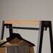Konk ‖ 'simple' Oak Clothes Rail [metal] ‖ Bespoke Sizes Available ...