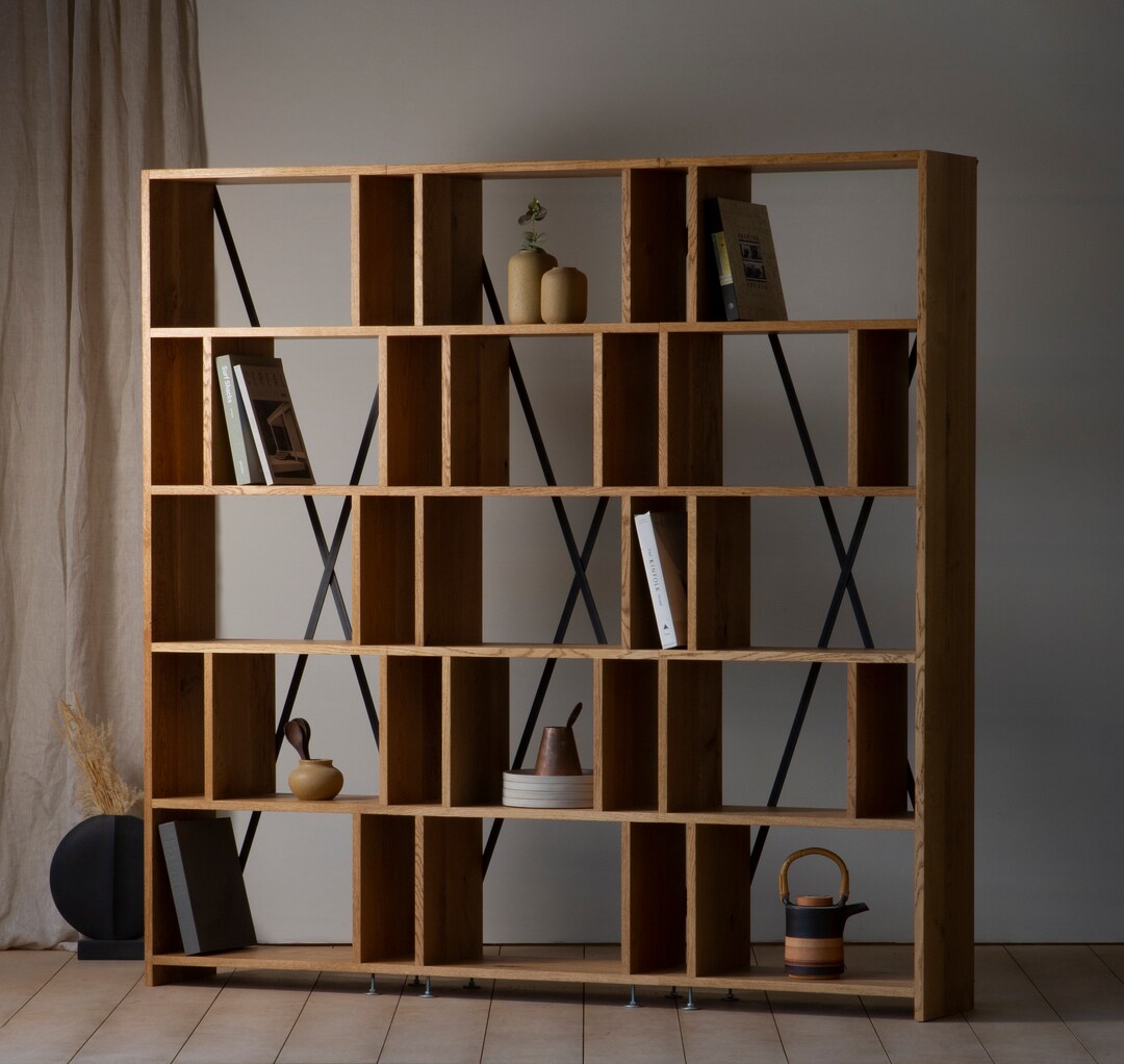 Konk ‖ 'modular' Shelving ‖ Bespoke Sizes Available ‖ Oak Bookcase ...