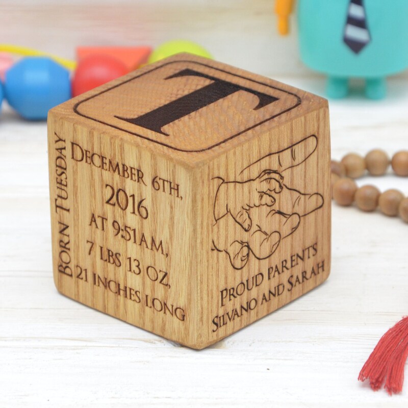 Wooden Baby Blocks - Etsy