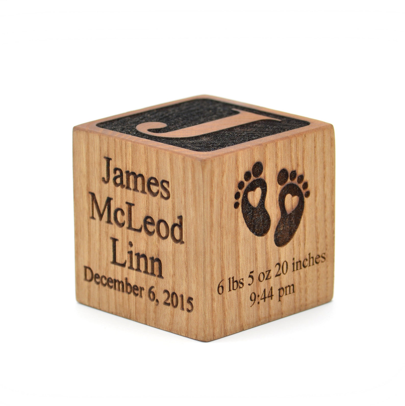 Personalized Baby Block Wooden Baby Block Baby Gift Newborn - Etsy