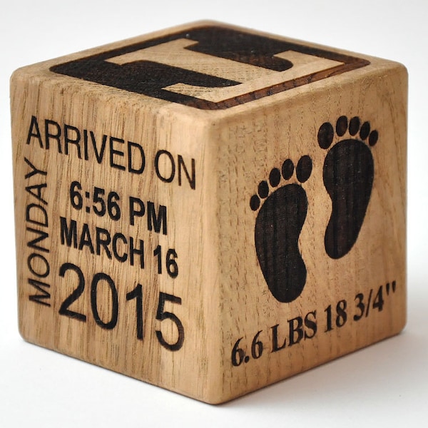 Wooden Baby Blocks - Etsy