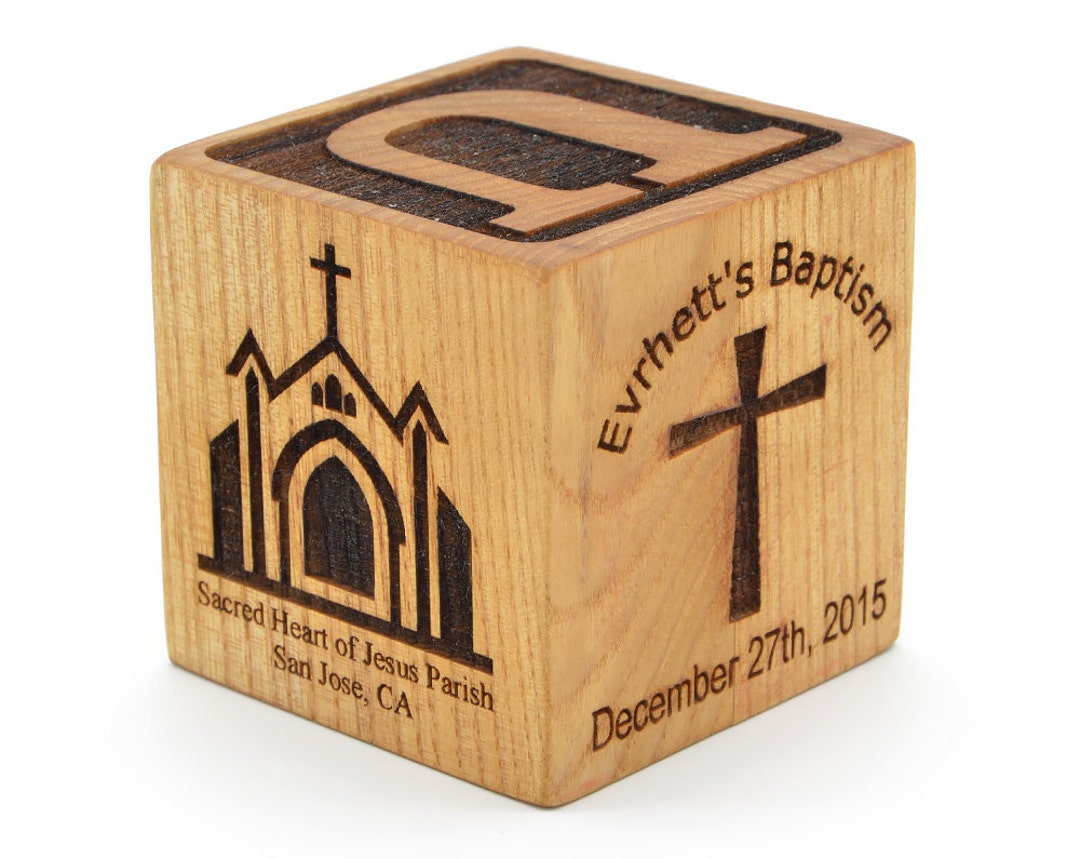 Personalized Baptism Gift Religious Dedication Gift Godparents ...