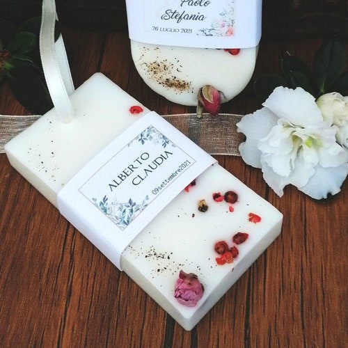 Soy Wax Tablet Custom Placeholder Guest Gift Chic Scented - Etsy