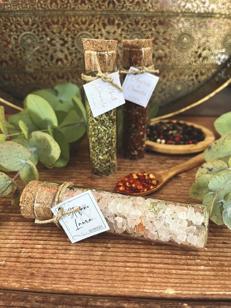 Custom Test Tube Wedding Favors Bonbonniere Spicy - Etsy