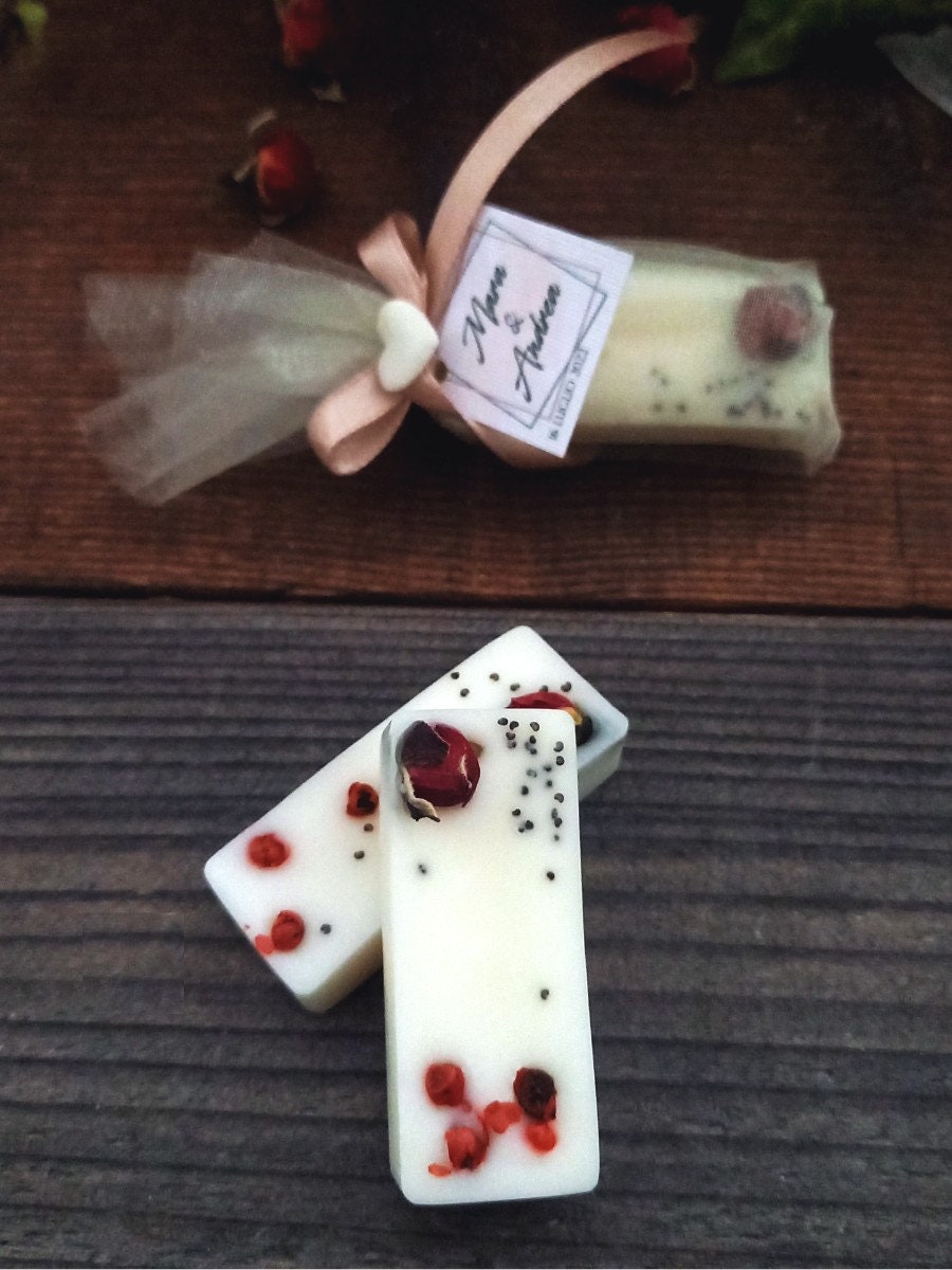 Soy Wax Tablet Custom Placeholder Guest Gift Chic Scented - Etsy