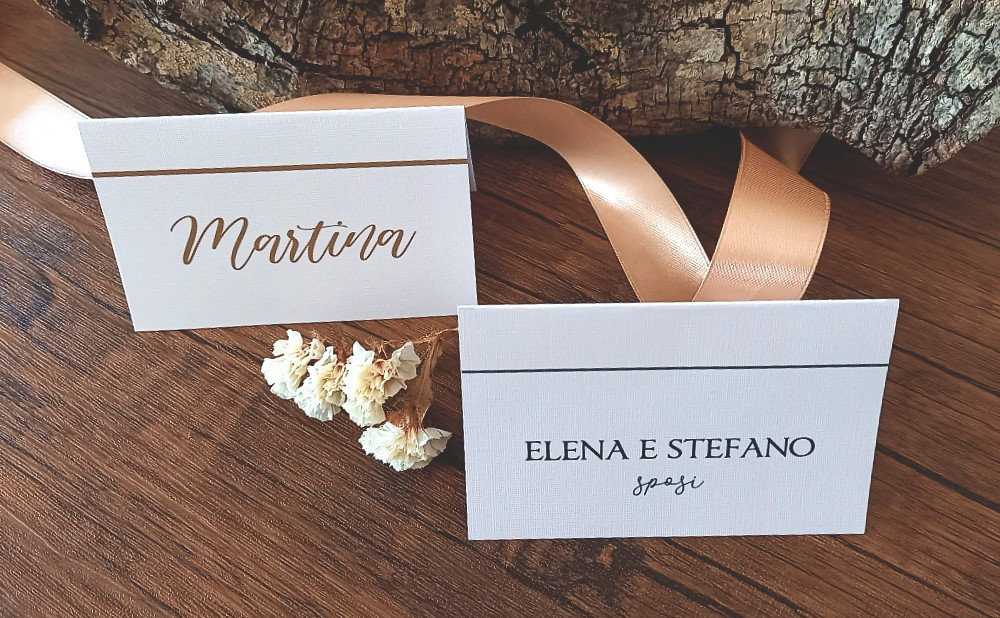 Custom Placeholder Cards Stationery design Placesign Graphic | Etsy