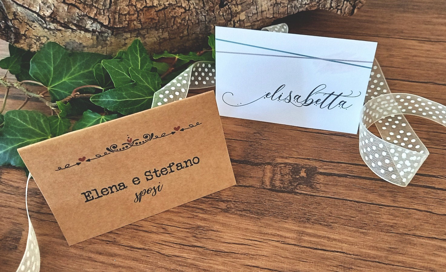 Custom Placeholder Cards Stationery design Placesign Graphic | Etsy