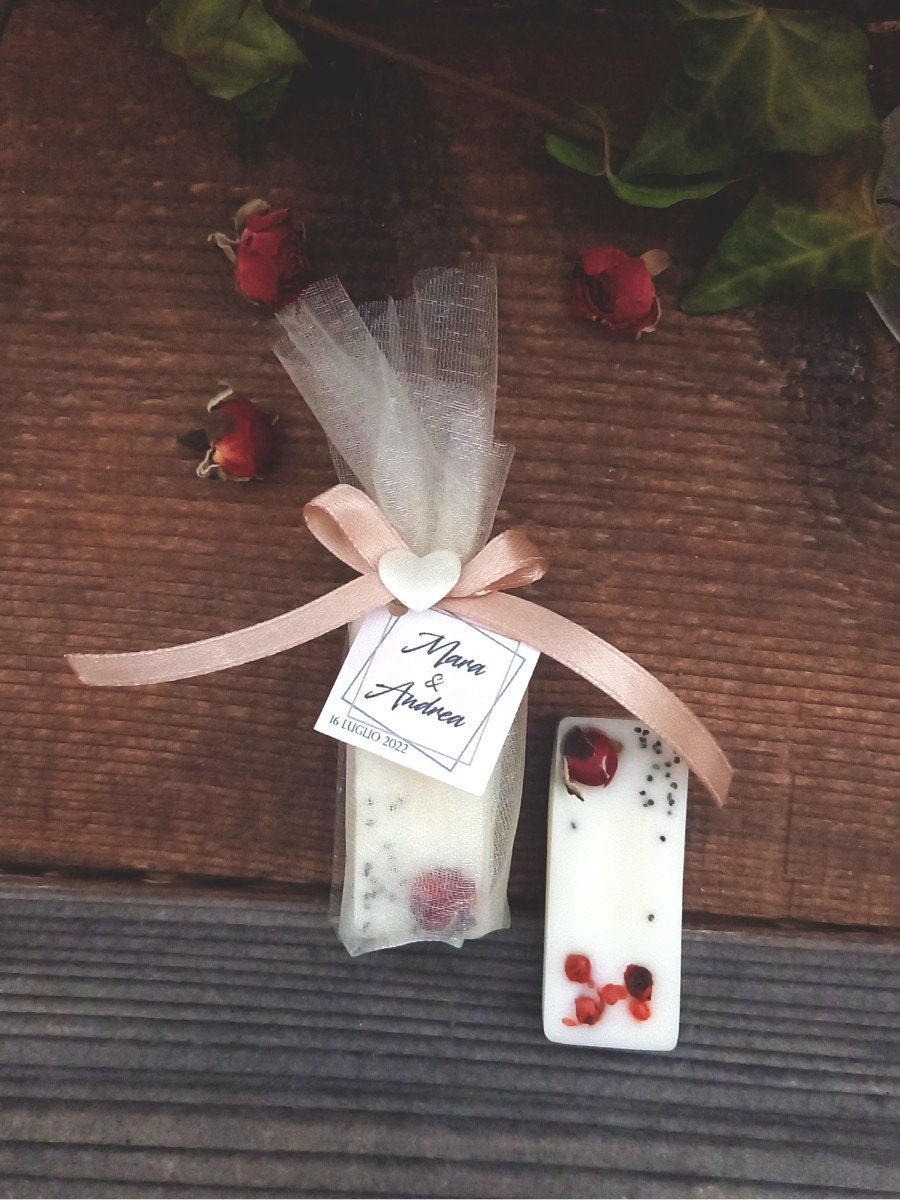 Soy Wax Tablet Custom Placeholder Guest Gift Chic Scented - Etsy