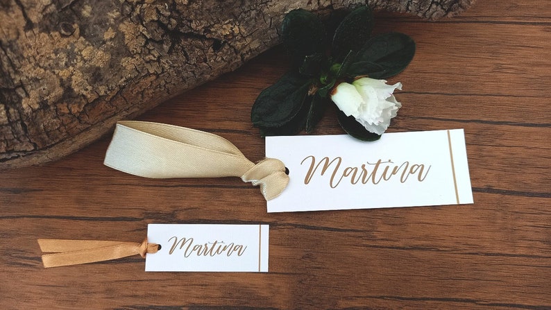 Tag Custom Placeholder Stationery design Placesign Graphic | Etsy