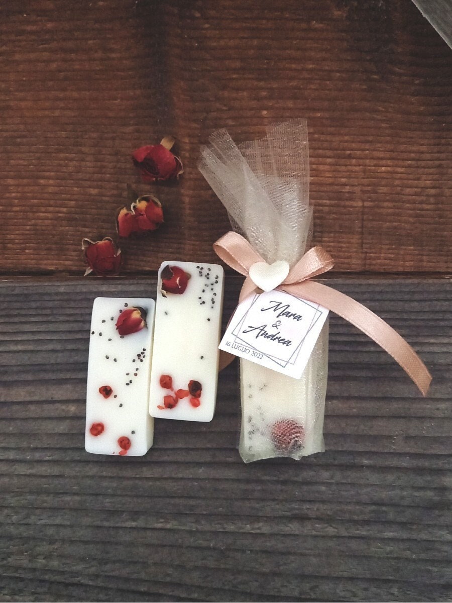 Soy Wax Tablet Custom Placeholder Guest Gift Chic Scented - Etsy