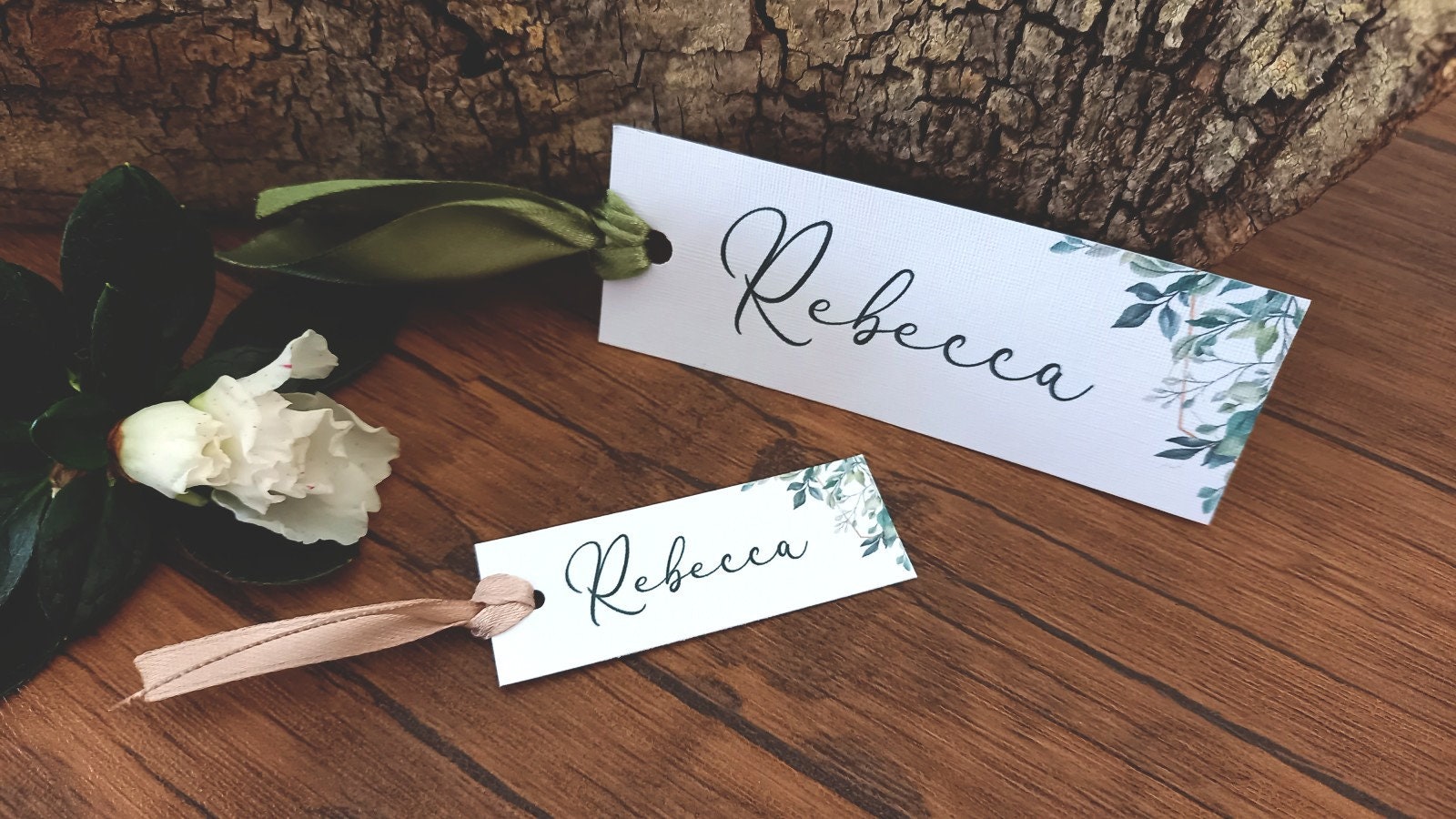 Tag Custom Placeholder Stationery design Placesign Graphic | Etsy