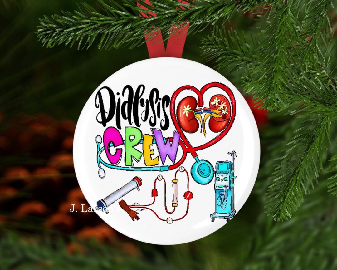 Dialysis Gift, Dialysis Christmas Ornament, Dialysis Decorations ...